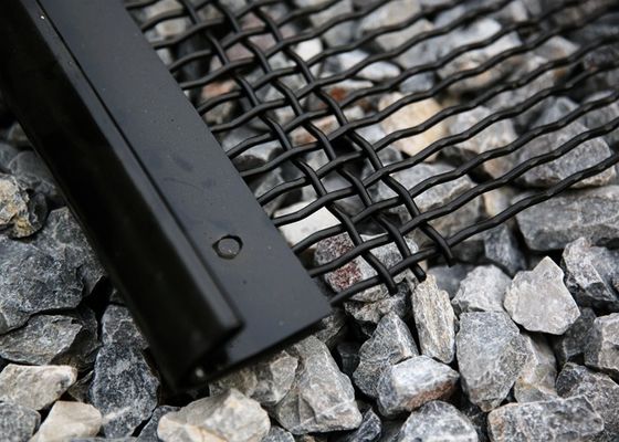 Slot Screen Rectangular Spring Steel Metal Wire Mesh Screen ISO9001 ...