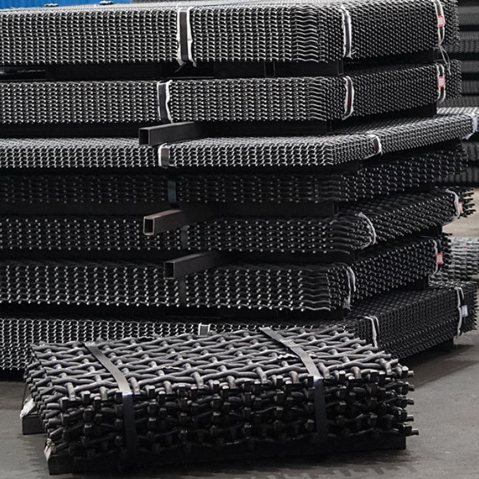 Optimal Permeability Crimp Wire Screens Mesh For Aggregate Gravel Coal ...