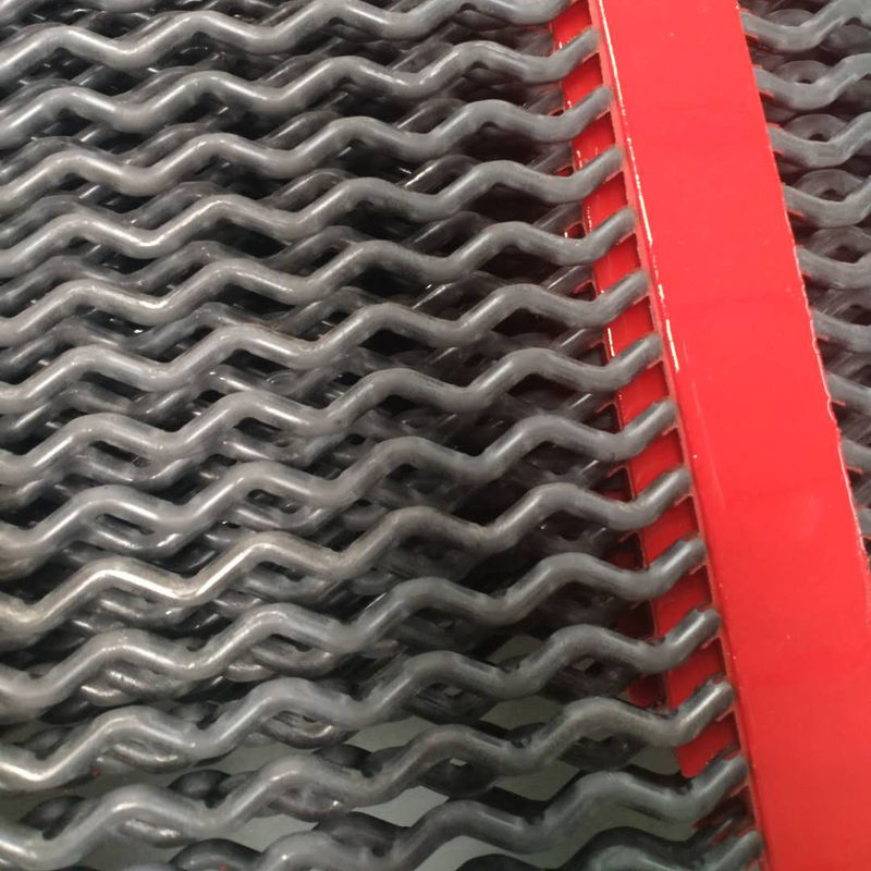 Anti Clogging PU Strip Self Cleaning Screen Mesh for Aggregate Mining ...