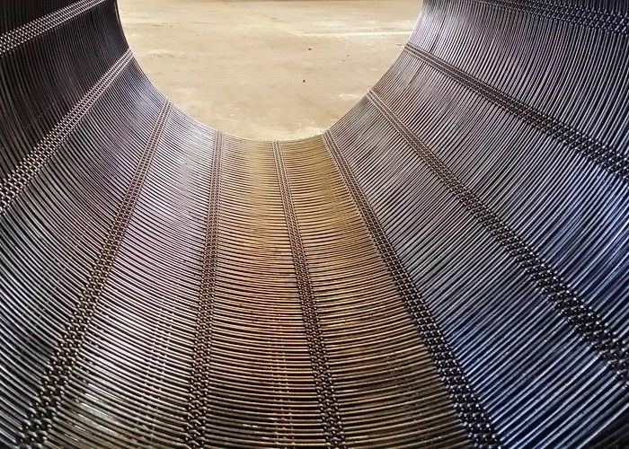 Spring Steel Wire Double Crimp Screen Media Mesh For Screening ...