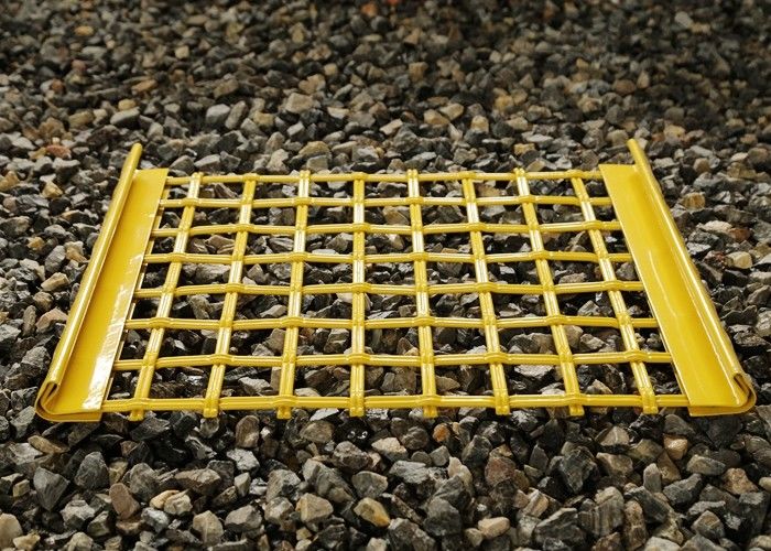 65Mn Wear Resistance Spring Steel Woven Wire Screen Media for Aggregate ...