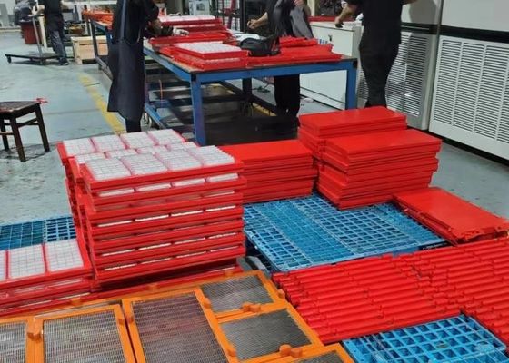Casting Or Injection Moulded Polyurethane Screen Slotted Modular For ...