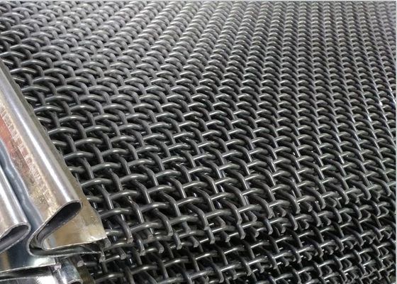 1200-1800Mpa Woven Steel Mesh Screen Aggregate Screen Cloth Rust Protection