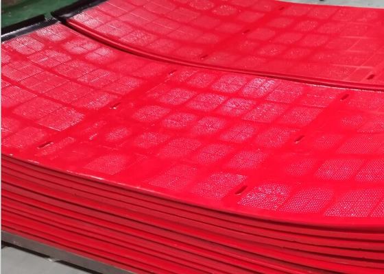 ISO9001 Hardness 80A-95A Rubber Polyurethane Modular Screen Longer Wear ...