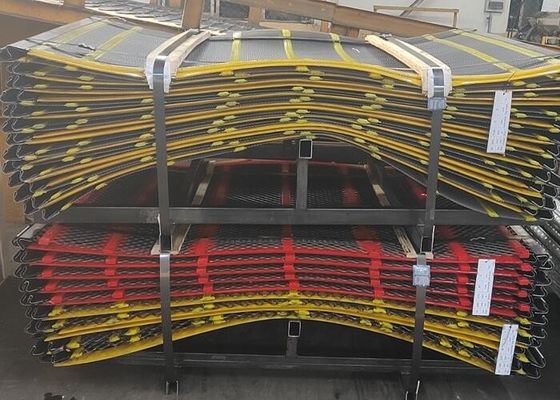 PU Strip Self Cleaning Screen Mesh For Metso Vibrating Screen 1200-1800Mpa