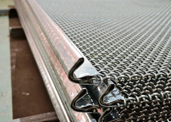 Spring Steel Wire Double Crimp Screen For Screening Equipment In ...