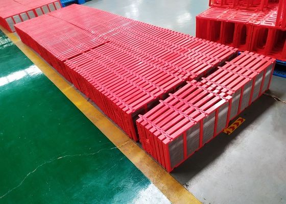 Poly Strip Steel Screen Mesh Opening D H S Type 0.50-6.00mm Wire Diameter