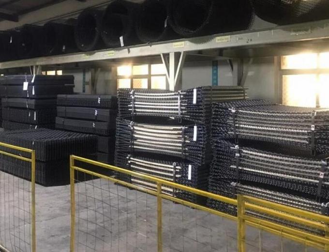 Abrasion Resistant Steel Wire Quarry Screen Mesh , Aggregate Woven ...