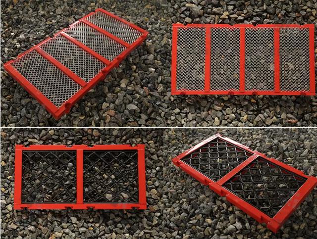 D Type Self Cleaning Wire Mesh Reduced Blinding Pegging For Sand Gravel