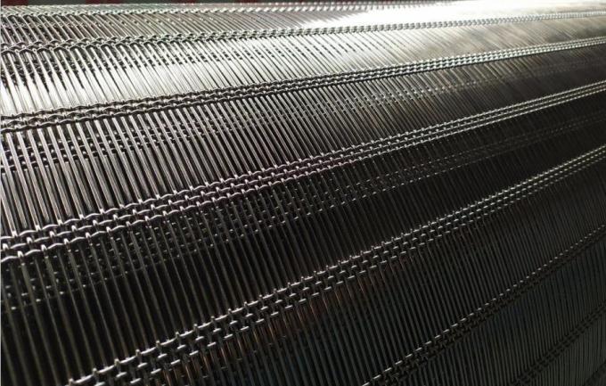 Abrasion Resistant Steel Wire Quarry Screen Mesh , Aggregate Woven ...
